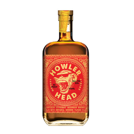 Howler Head Banana Straight Bourbon 750ml - Sports Arena Liquor